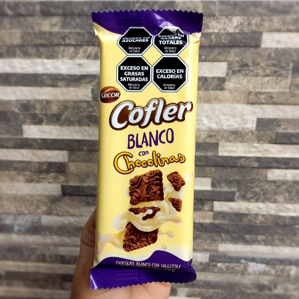 COFLER BLANCO CON CHOCOLINAS 55g – KIOSKO BOX OESTE