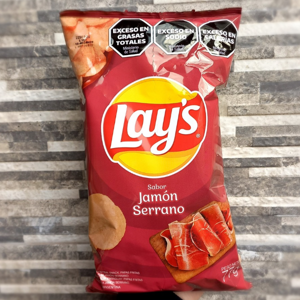 LAYS JAMÓN SERRANO 77g – KIOSKO BOX OESTE
